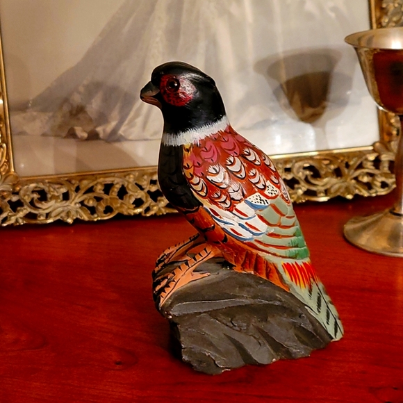 Accents | Vintage Hand Painted Pheasant | Poshmark